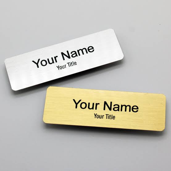 Metallic Name Tags – Kingdom Publishing & Printing Services